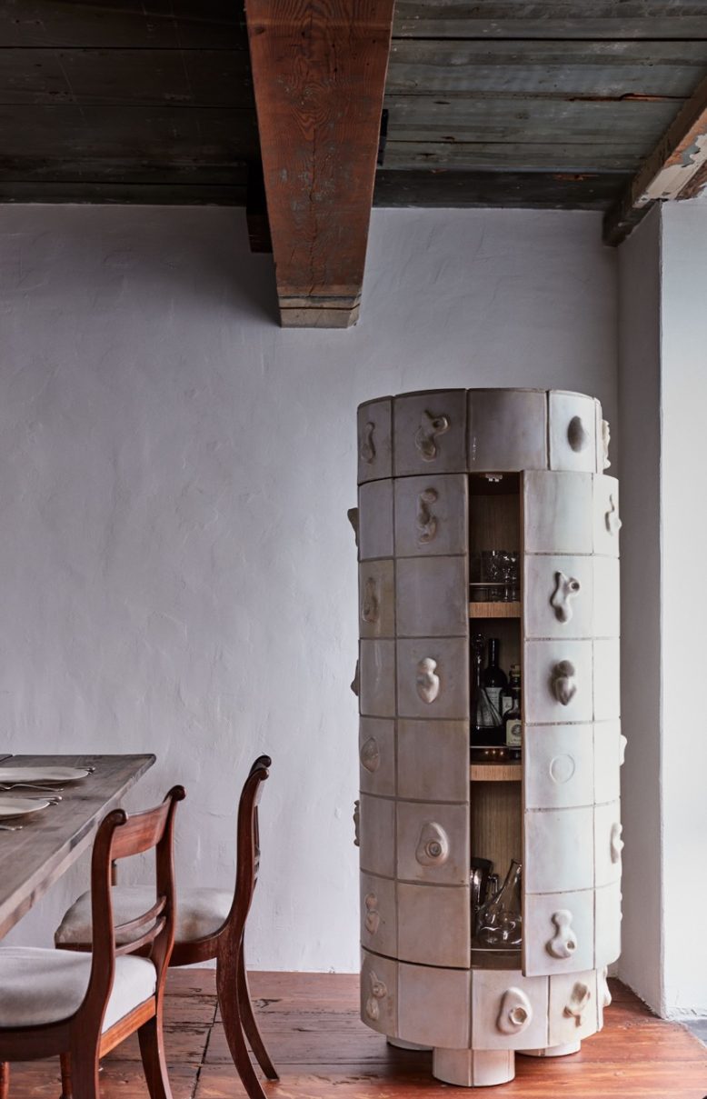 Ceramic Bar Cabinet | Anna Karlin